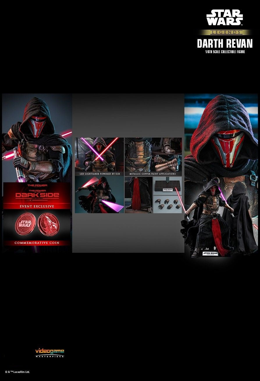 Hot Toys VGM62B Star Wars 1/6 scale Darth Revan Collectible Figure (Sp ...